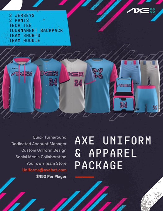 Axe Baseball and Softball Custom Uniforms